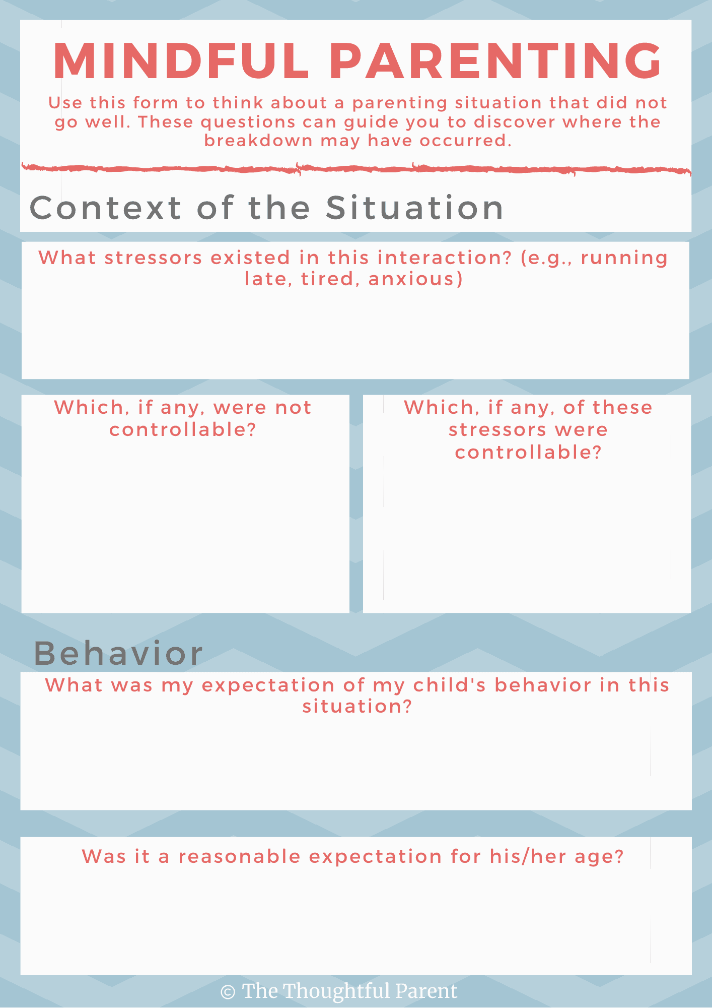 Patient Parenting Using a Simple, Meaningful Process