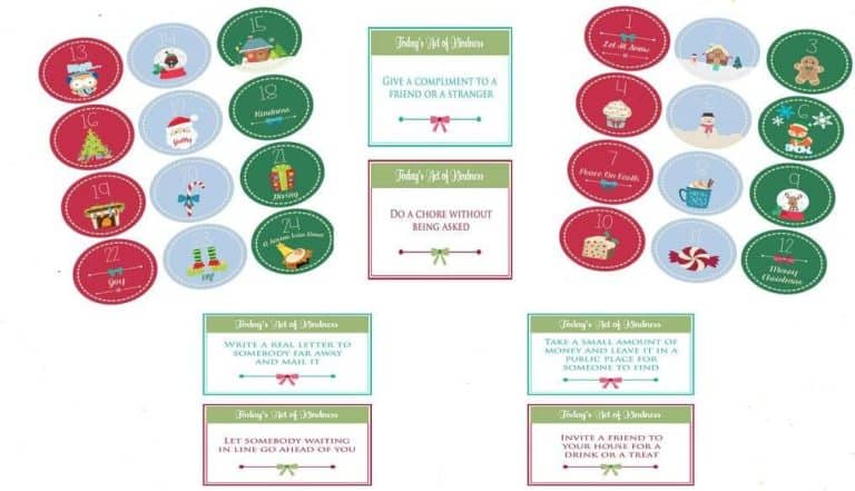 Kindness Advent Calendar Ideas that Kids Will Love